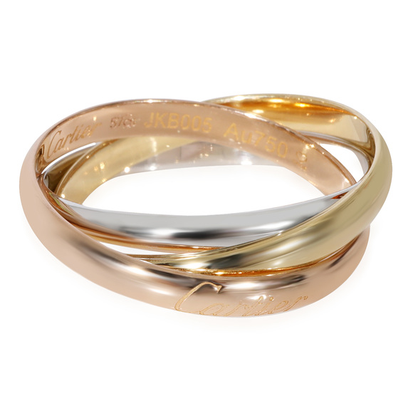 Cartier | Jewelry | Cartier Trinity Ring Small Model In 8k 3 Tone Gold ...